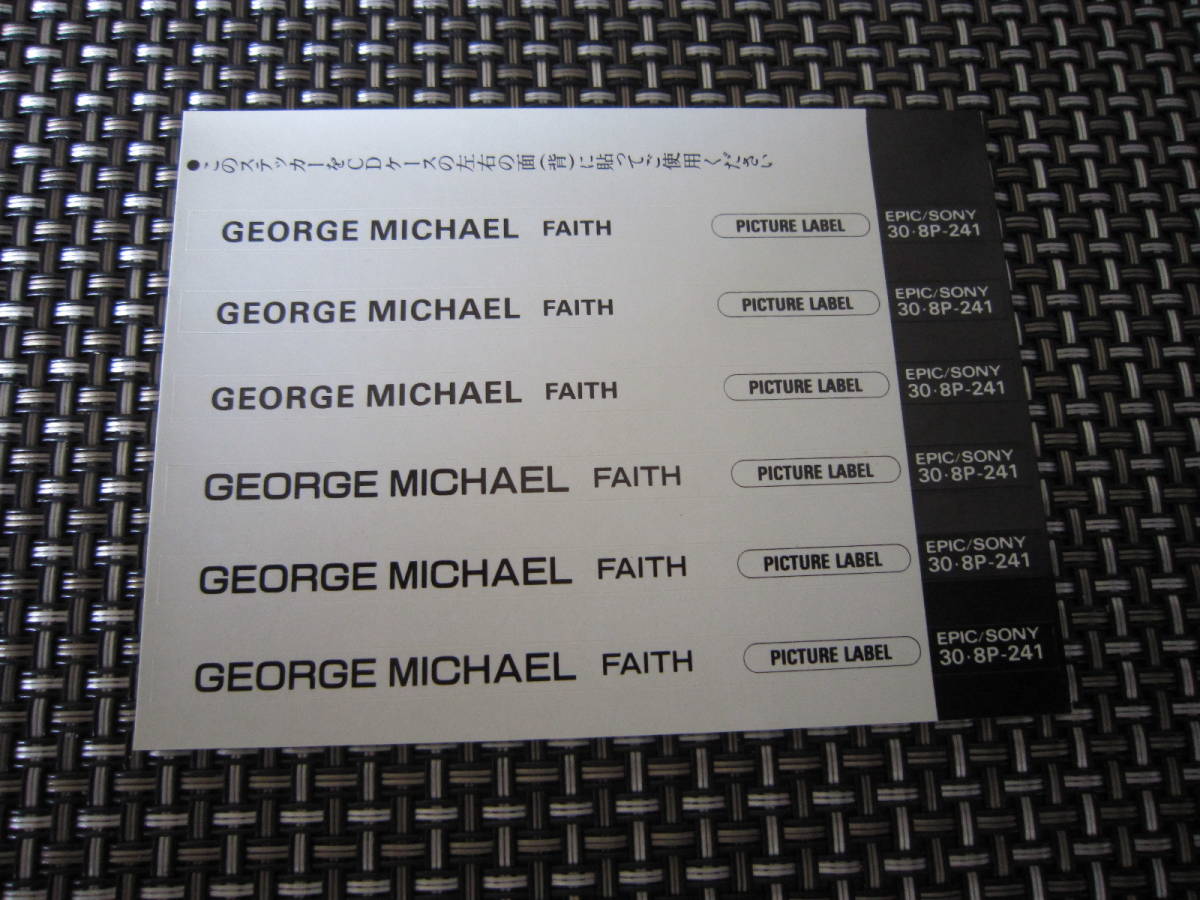George Michael：Faith Picture Label ピクチャーCD 帯あり(その他)｜売買されたオークション情報、yahoo ...