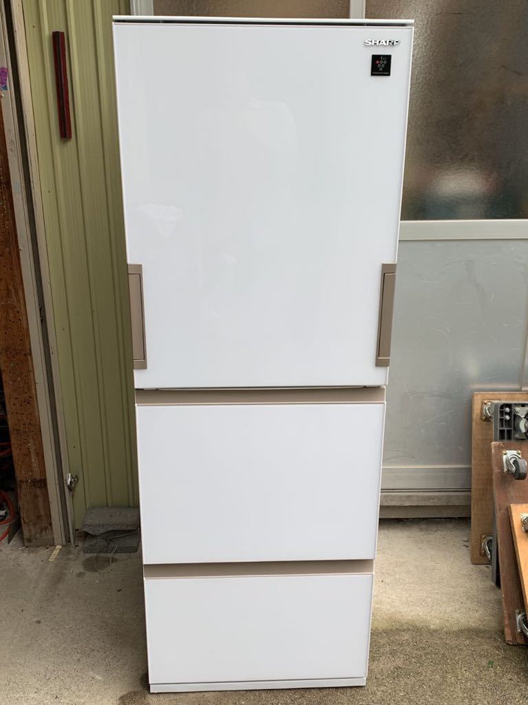 M SHARP シャープ 3ドア 350L ノンフロン冷凍冷蔵庫 SJ-GH35G-W プラズマクラスター どっちもドア 2021年製(300リットル～)｜売買されたオークション情報 ...