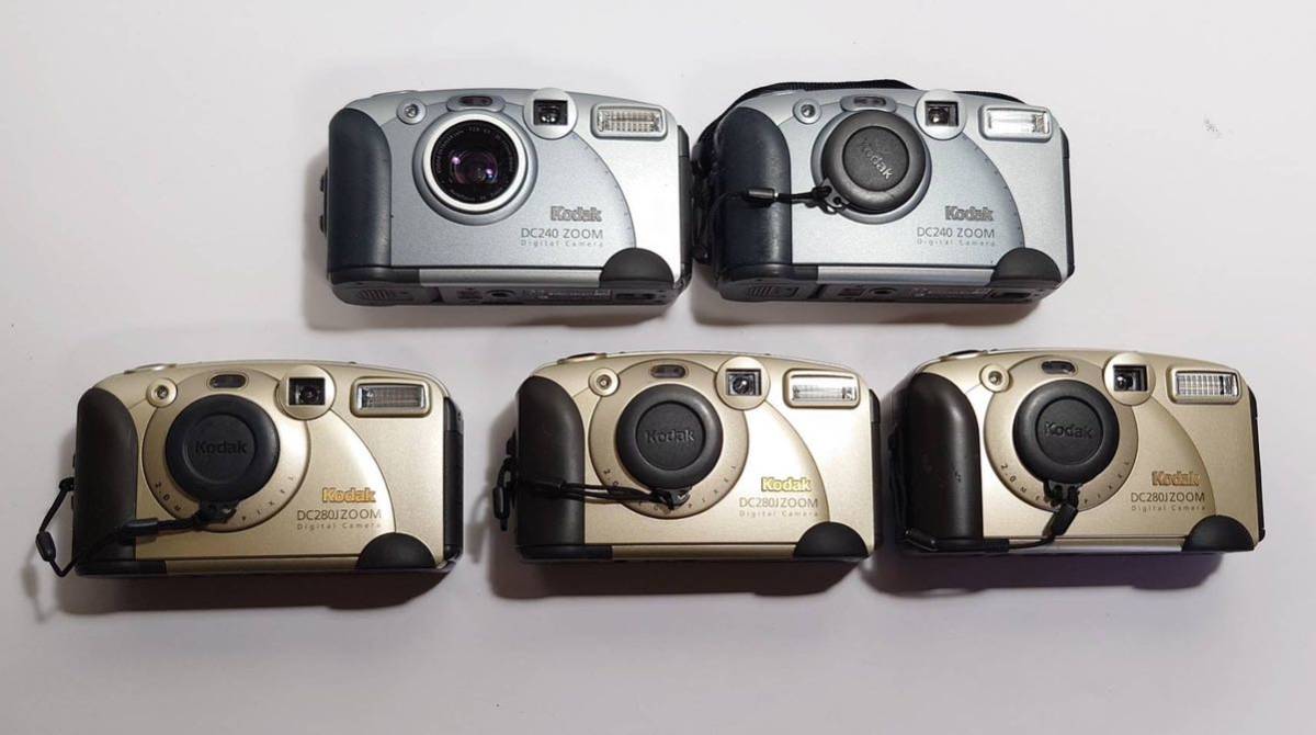 H772 Kodakコダック デジタルカメラまとめて17台セット DC210 DC210A DC 200 DC280J ZOOM DC260 ...