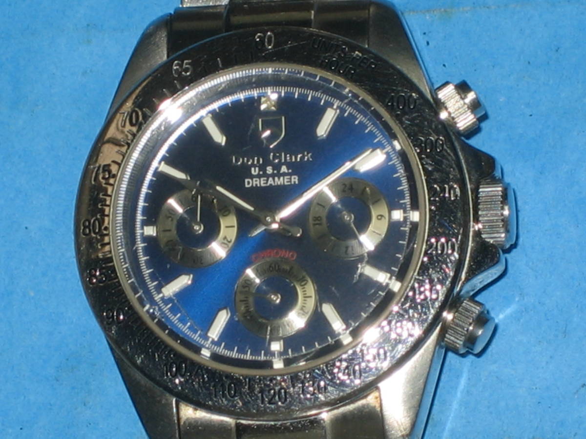Don Clark ダンクラーク クロノ メンズ腕時計 10BAR(その他)｜売買されたオークション情報、yahooの商品情報をアーカイブ公開 ...
