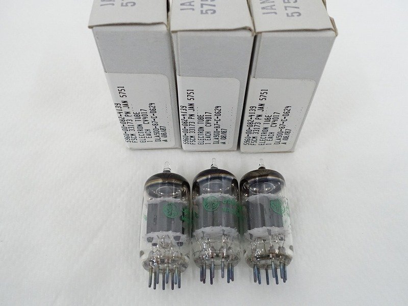 General Electric JAN 5751 真空管 3本 ゼネラルエレクトリック 016764010m(真空管)｜売買された ...