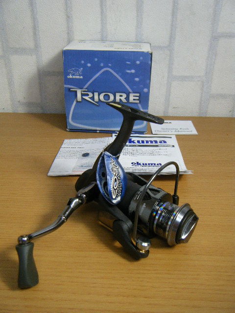 4の6 品 オクマ Okuma Triore30 スピニングリール トリオール30 トライアングルデザイン EOSシステム搭載(その他)｜売買 ...