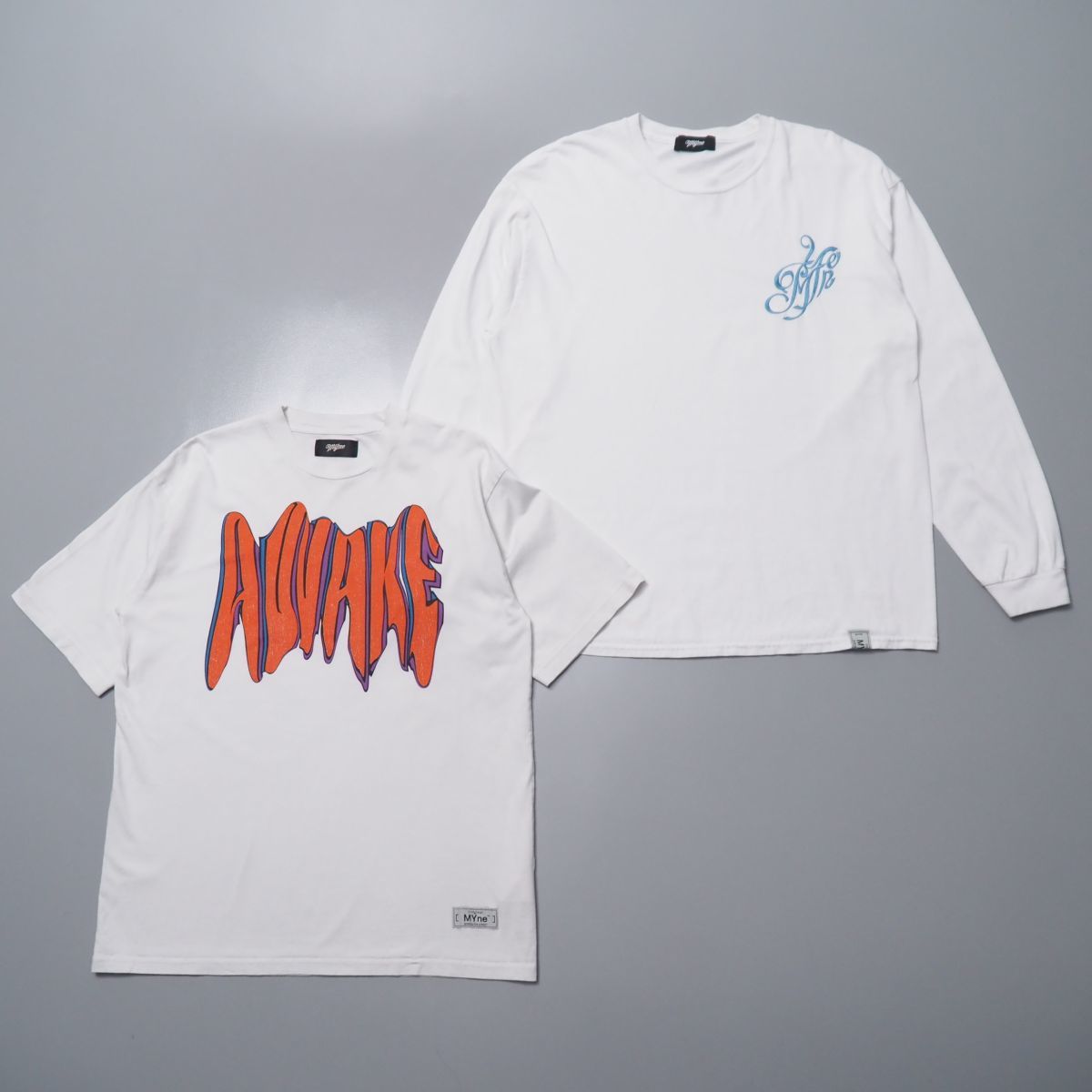 TF1313：MYne/マイン メンズ エンブロイダリーTシャツ/長袖/ロンT アウェイクTシャツ/半袖 カットソー 2点セット(その他の袖丈)｜売買されたオークション情報、yahooの商品 ...