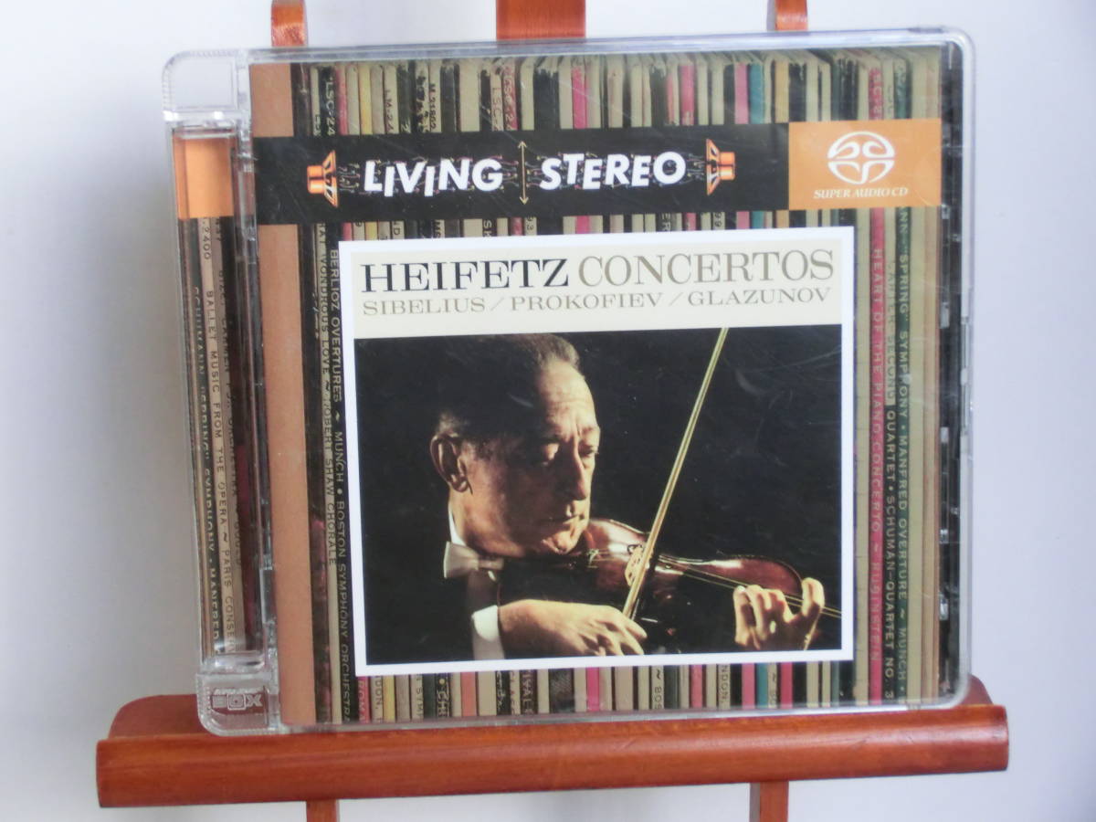 ハイブリッド SACD＜音響効果抜群 名盤 ＞ HEIFETZ CONCERTOS ヤッシャ ハイフェッツ＜ヴァイオリン協奏曲集＞(協奏曲 ...