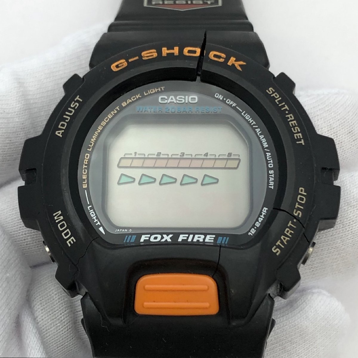 1円 /CASIO/カシオ/G-SHOCK/Gショック/FOX FIRE/SHOCK RESIST/ELECTRO LUMINESCENCE ...