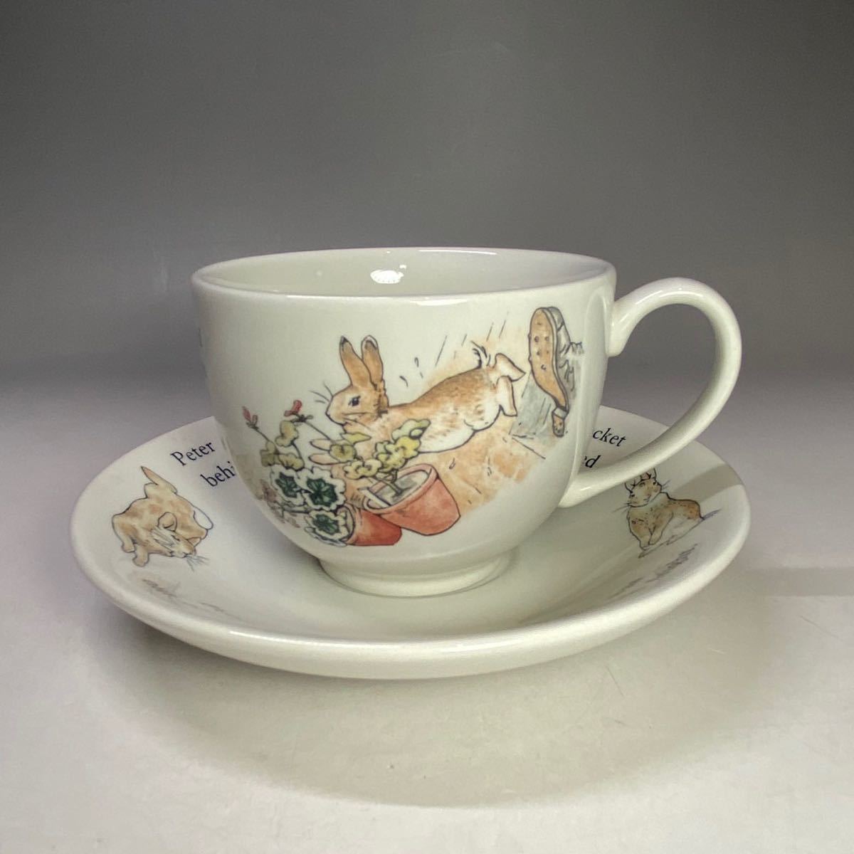 WEDGWOOD ピーターラビット カップ&ソーサー ウェッジウッド コーヒーカップ PETER RABBIT(ウェッジウッド)｜売買されたオークション情報、yahooの商品情報をアーカイブ ...