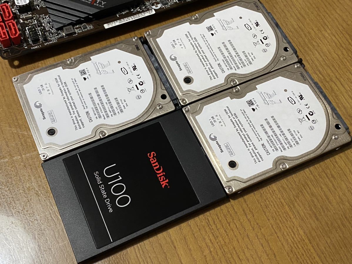 ジャンクPCパーツまとめ マザーボード ASRock FATAL1TY H87 PERFORMANCE SanDisk U100 SSD ...