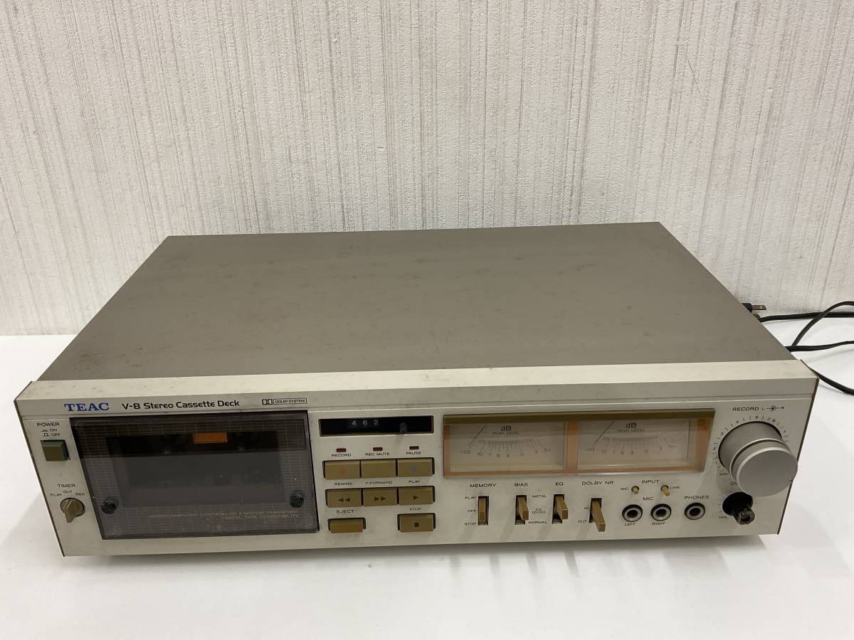 TEAC Vー8 ステレオカセットデッキ ジャンク品 動作未確認現状品 本体のみ 2950(一般)｜売買されたオークション情報、yahooの ...