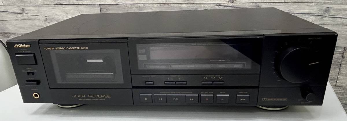 D-0200 Victor ビクター TD-R321 ステレオ カセットデッキ 通電確認済(一般)｜売買されたオークション情報、yahooの ...