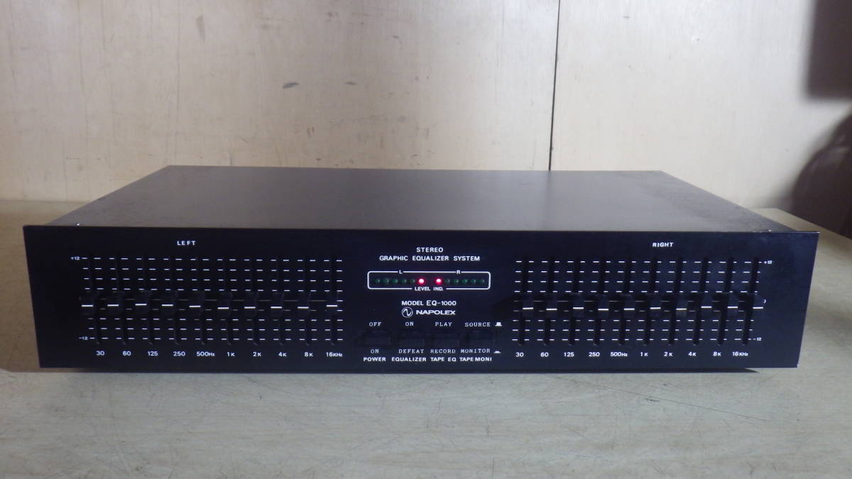 NAPOLEX/ナポレックス グラフィックイコライザー EQ-1000(イコライザー)｜売買されたオークション情報、yahooの商品情報をアーカイブ公開 - オークファン（aucfan.com）