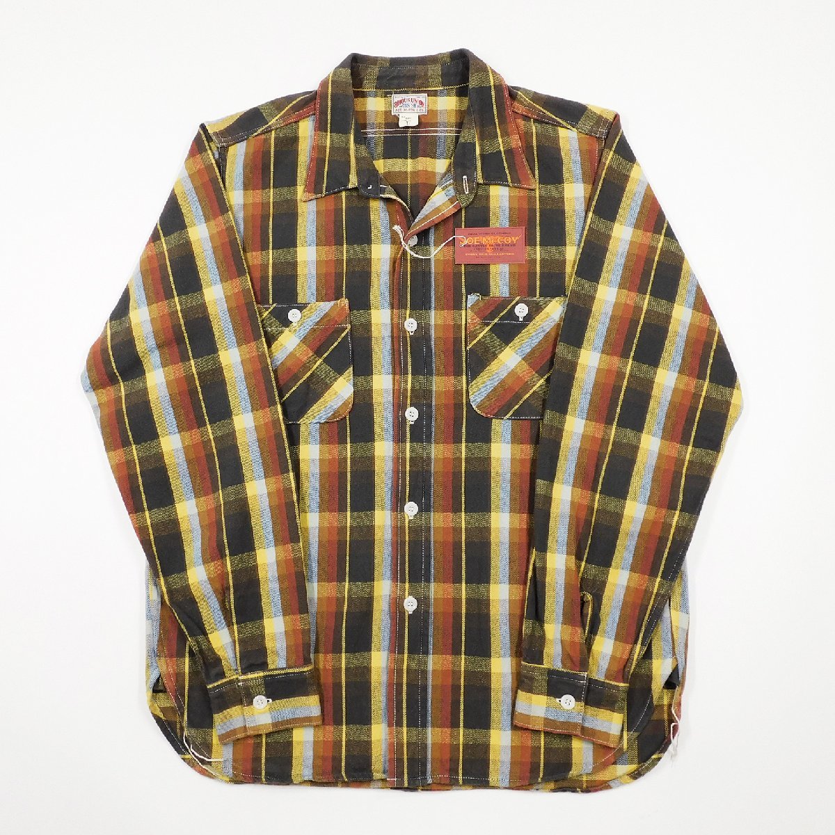 ジョーマッコイ MS16031 8HOUR UNION フランネル チェックシャツ Size 17 #96202 The REAL McCOY ...