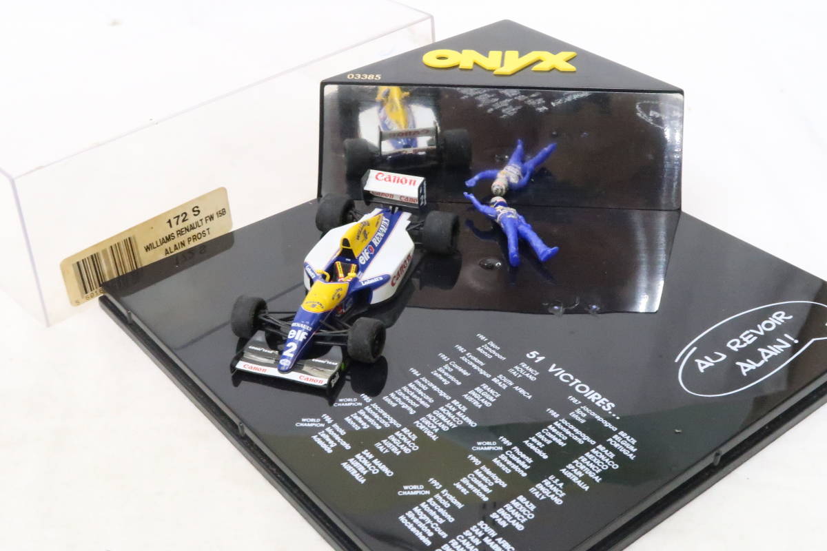 ONYX F-1 WILLIAMS RENAULT FW 15B ALAIN PROST ウィリアムズルノー プロスト51勝 1/43 ポルトガル製 ミレレ(ビテス)｜売買されたオークション ...