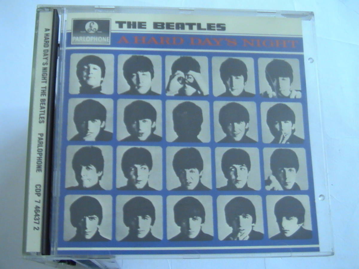 全面銀圏蒸着盤 W.Germany盤 THE BEATLES / A HARD DAY'S NIGHT CDP 7 46437 2 2896 ...