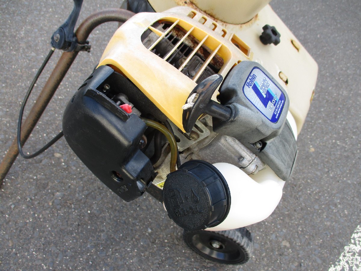 230810 10 島根発 HONKO HK-025/シュレッダー/粉砕機/4サイクルエンジン/4スト/ロビン/Robin/富士重工業/現状 ...