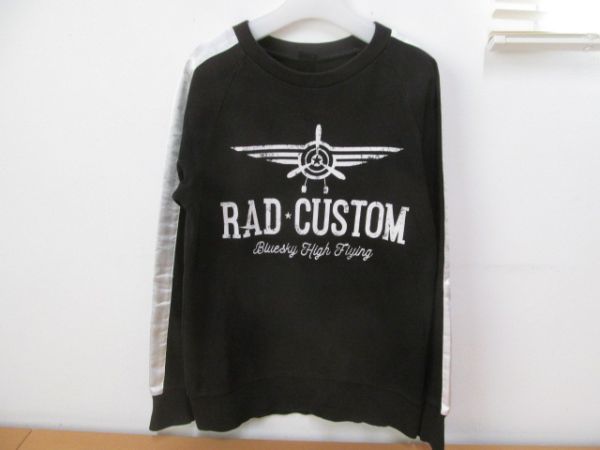 54375 ラッドカスタム RAD CUSTOM キッズ 男の子 長袖 スウェット プルオーバー ブラック 150㎝(150（145～154cm）)｜売買されたオークション情報、yahooの ...