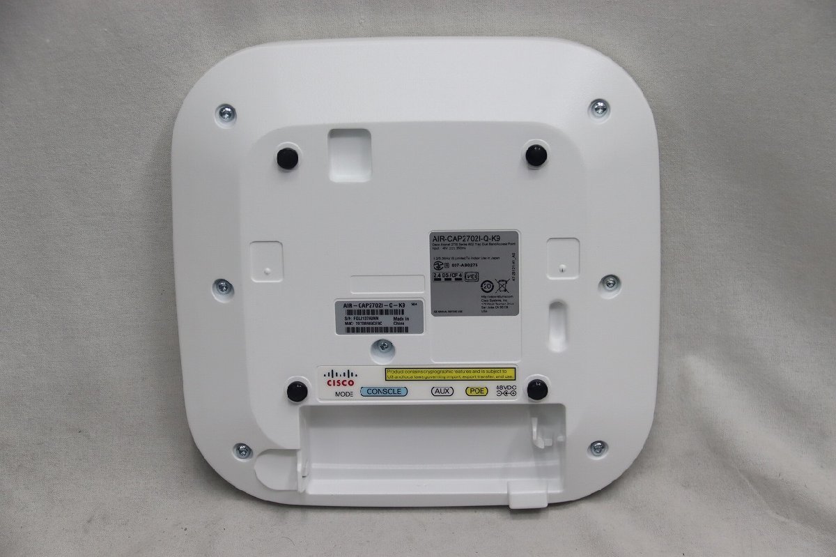 Cisco Aironet 2700 シリーズアクセスポイント AIR-CAP2702I-Q-K9(無線LAN)｜売買されたオークション情報 ...