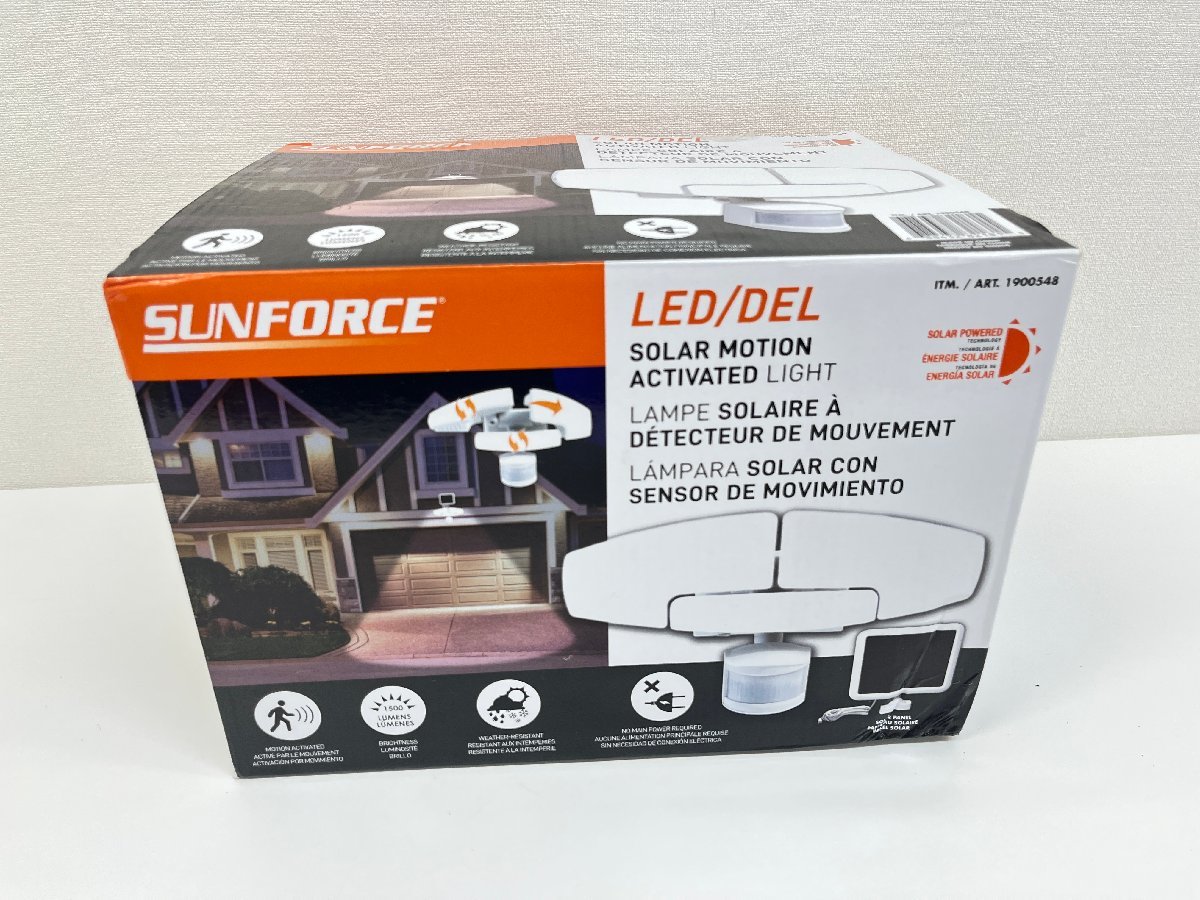 SUNFORCE サンフォース ソーラー 人感 LED センサーライト 照明 1900548 LED／DEL(センサー付き照明)｜売買されたオークション情報、yahooの商品情報をアーカイブ ...