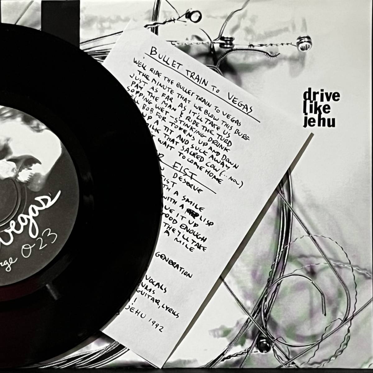 Drive Like Jehu / Bullet Train To Vegas 7 inch Used Hot Snakes Obits ...