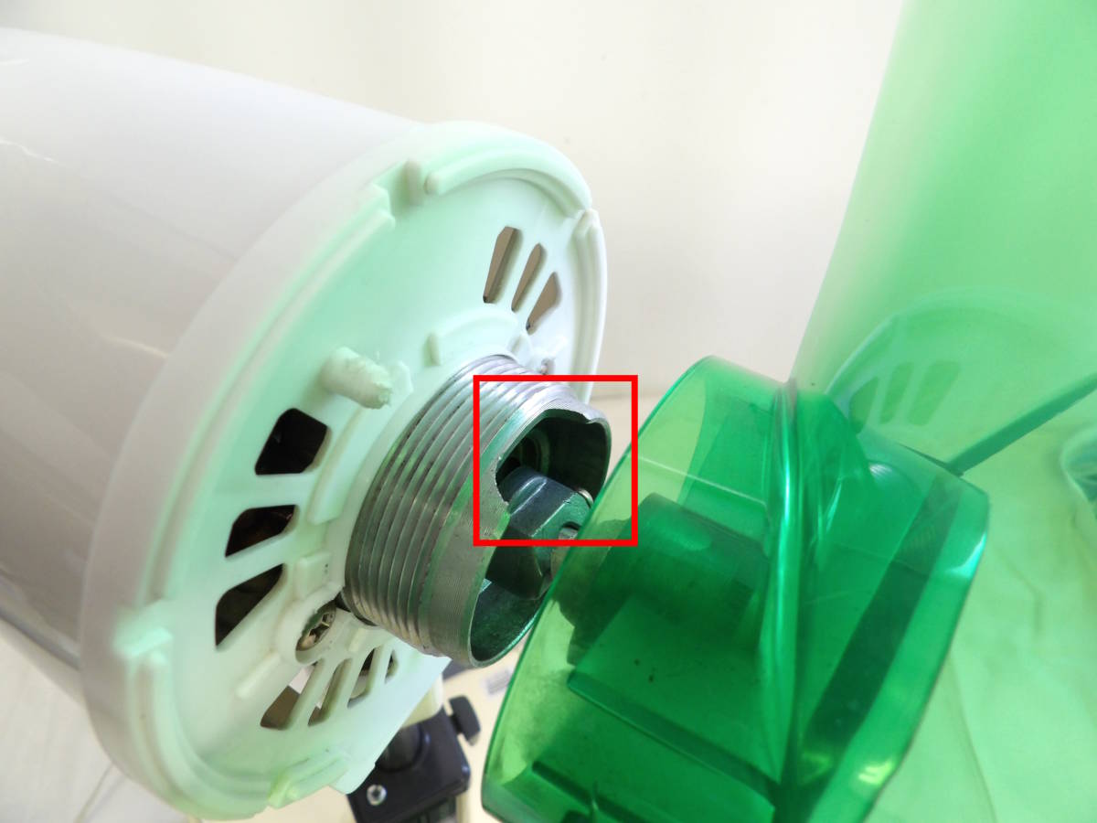 よろづ屋 ナショナル お座敷扇風機 NATIONAL F-30H1F 松風 30cm 3枚羽根 マスカットグリーン 箱あり 昭和レトロ家電 ...