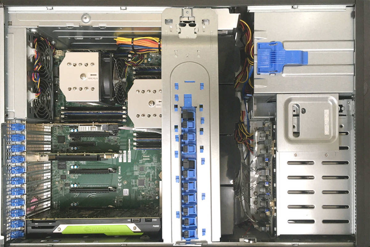 NVIDIA Quadro P6000 / 2-Way Intel Xeon E5-2697A v4 x2 / 4U筐体 良品 256GB ...