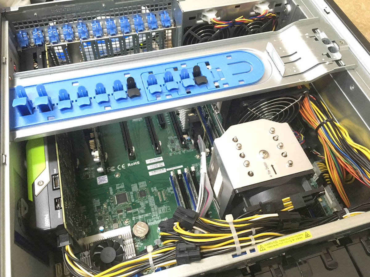 NVIDIA Quadro P6000 / 2-Way Intel Xeon E5-2697A v4 x2 / 4U筐体 良品 256GB ...