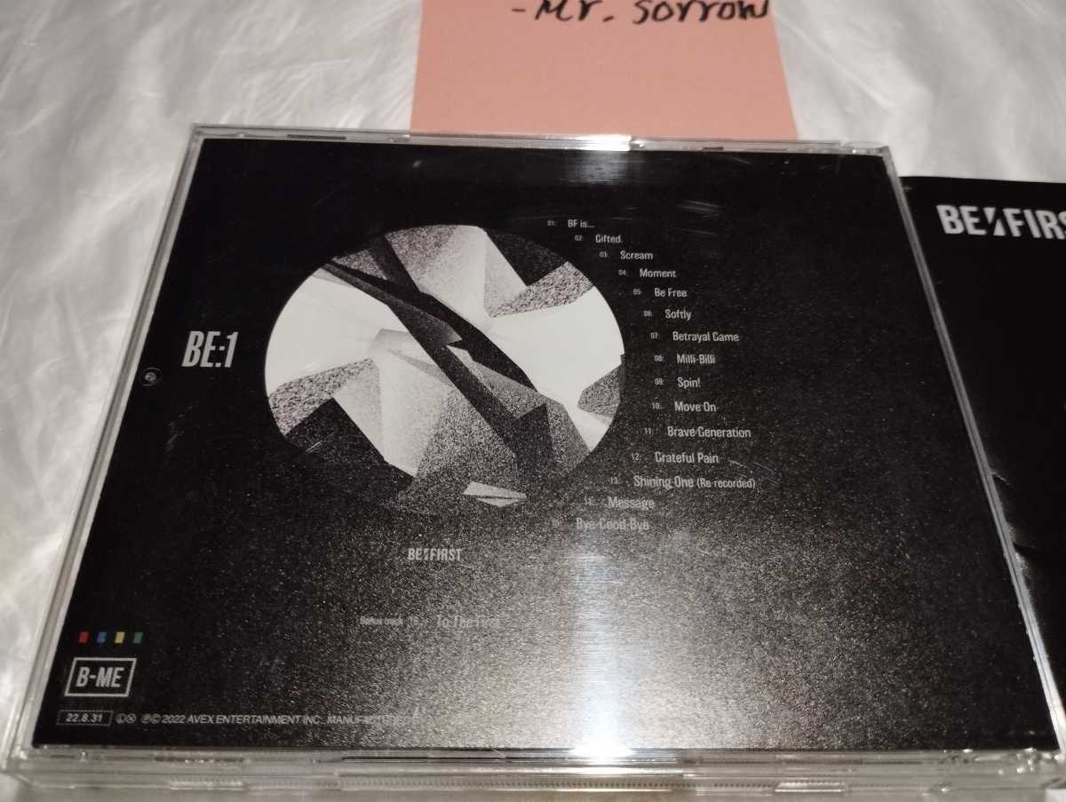 BE:FIRST BE:1 通常盤CDアルバム SOTA SHUNTO MANATO RYUHEI JUNON RYOKI LEO Betrayal Game Bye-Good-Bye ...