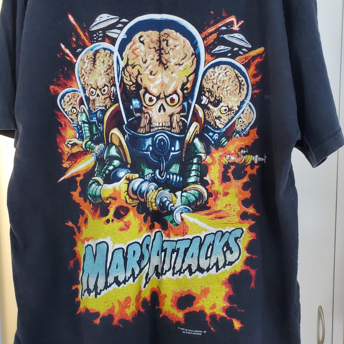 90s 映画 MARS ATTACKS Tシャツ マーズアタック TRUE ROMANCE 殺し屋1 SE7EN TRAINSPOTTING NIKITA NATURAL BORN ...