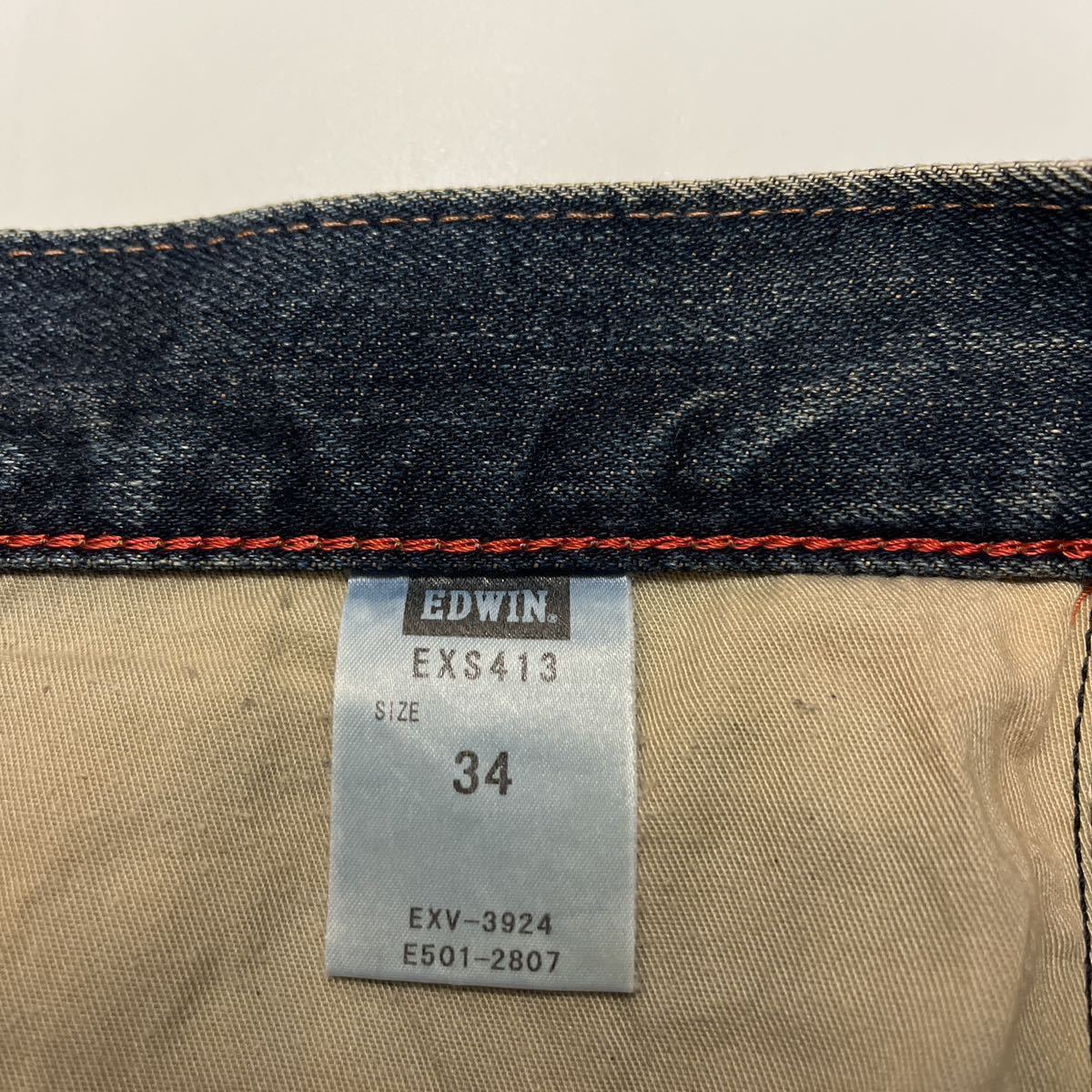 EDWIN エドウィン EXS413 レギュラーストレートジーンズ デニムパンツ W34 日本製(W34)｜売買されたオークション情報、yahooの商品情報をアーカイブ公開 - オークファン ...