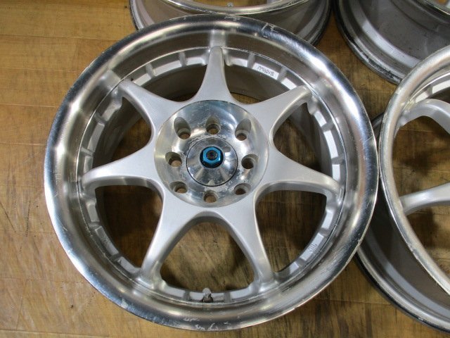 深リム KOSEI Racing SENEKA ホイール 4本 4H-100/114.3 15インチ 6.5J+32 シビック NA NB ...
