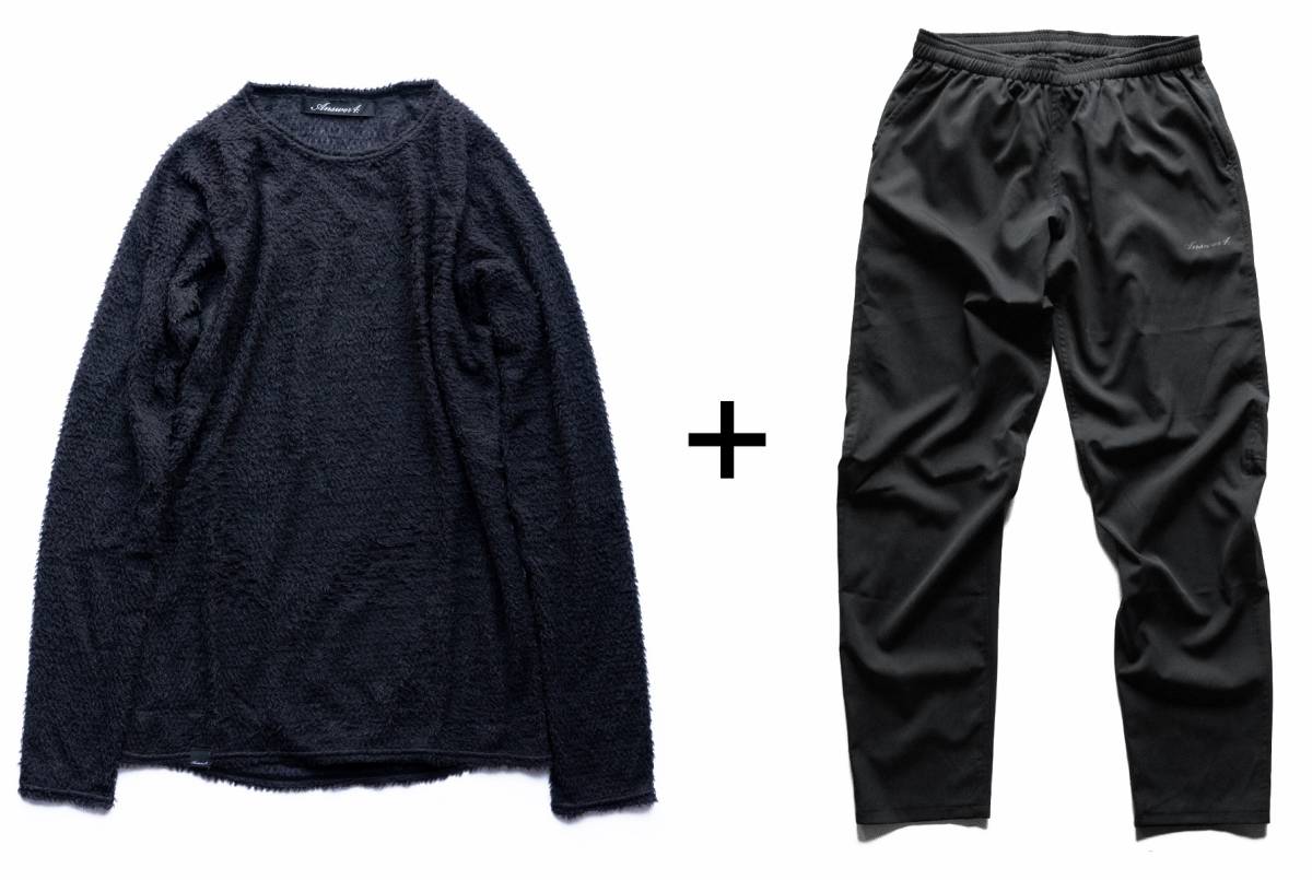 / Answer4 Alpha-direct long sleeve T ＋ 4-pocket Long pnats / Black S(フリース)｜売買されたオークション情報、yahooの ...