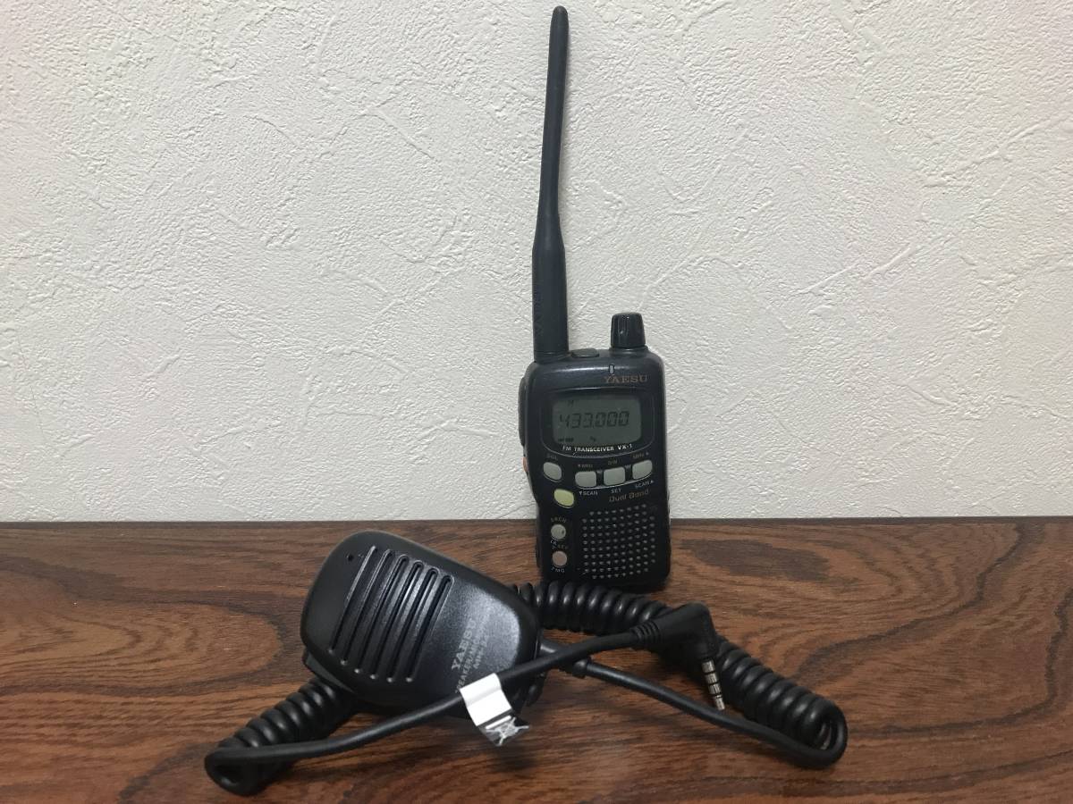 YAESU 八重洲 VX-1R VX-1海外仕様 ＋ハンドマイクHM-34付属(ハンディ)｜売買されたオークション情報、yahooの商品情報を ...