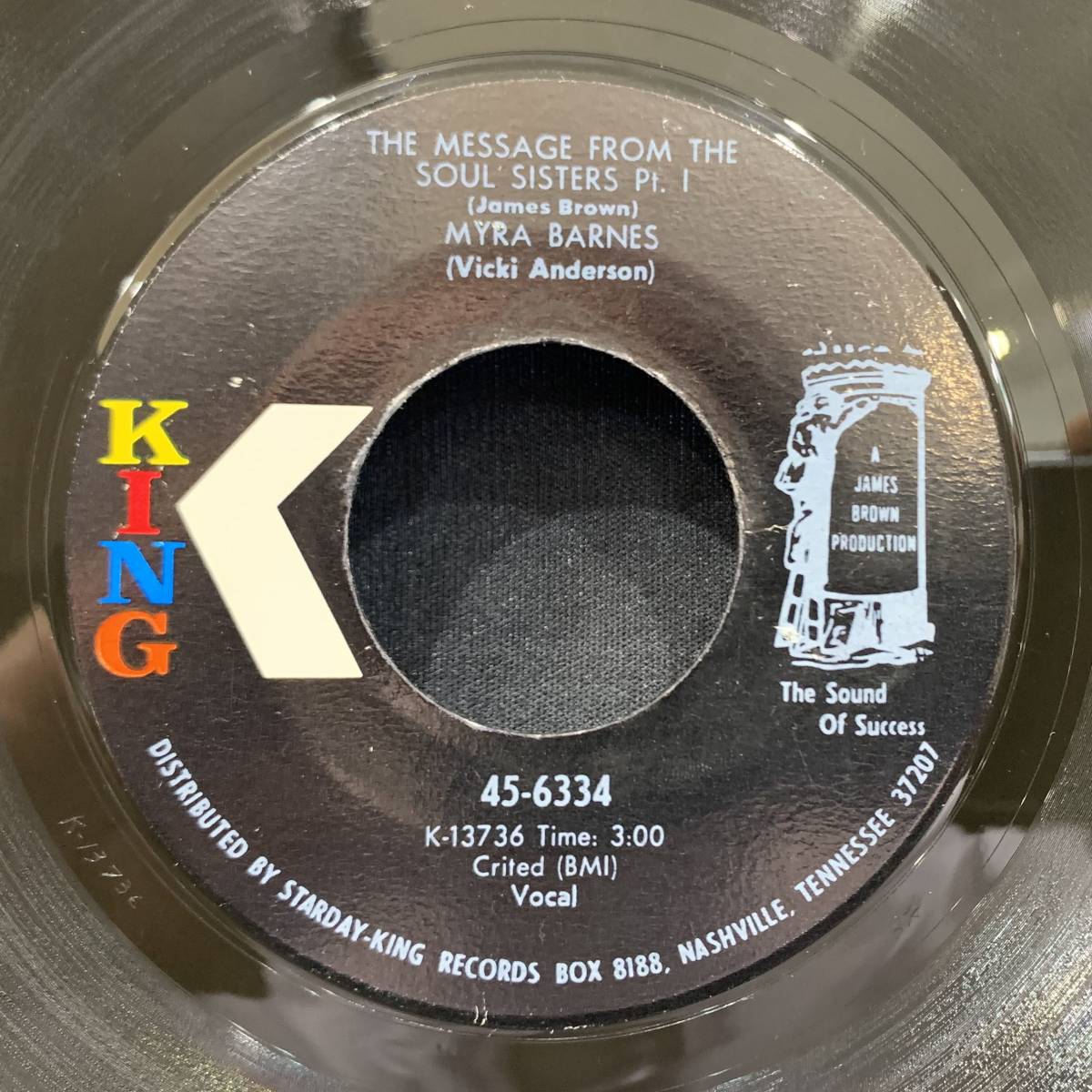 EP Myra Barnes - The Message From The Soul Sisters Part 1 / Part 2 1970 ...
