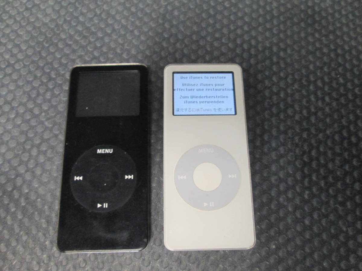 送料385円 Apple iPod nano A1137 4GB ブラック/ ホワイト 2台セット 現状(iPod nano)｜売買された ...
