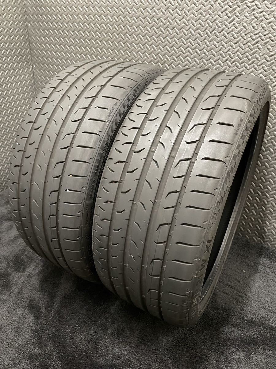 245/35R21 Continental/MaxContact MC6 22年製 夏タイヤ 2本 コンチネンタル 15-B396(中古品 ...