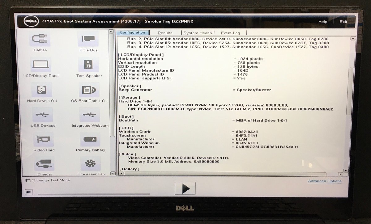 1円 ジャンク DELL PRECISION 5520 / 第7世代 / Core i7 7820HQ 2.90GHz / メモリ 16GB ...