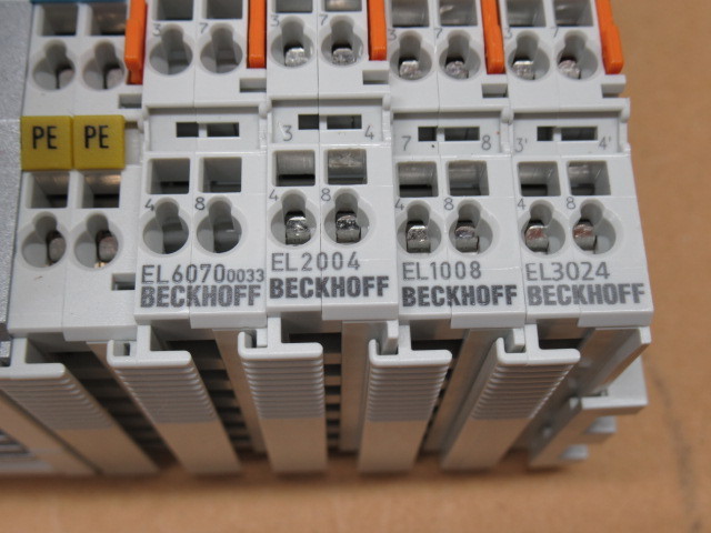 BECKHOFF ベッコフ シーケンサー CX9020-0115 CPU モジュール EL6070 EL2004 EL1008 EL3024 ...