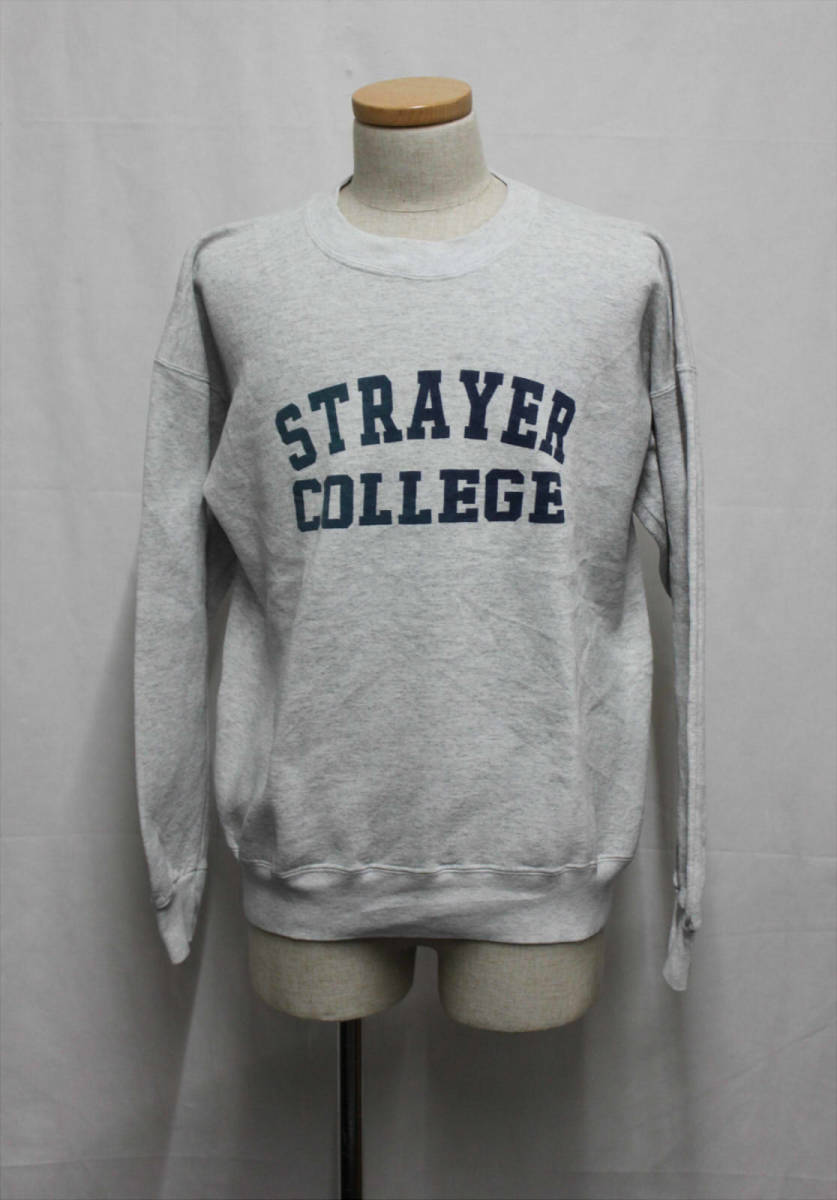 #74_0018 品 Lee Lee STRAYER COLLEGEメンズトレーナー長袖 メンズ XL ライトグレー(XLサイズ以上)｜売買さ ...