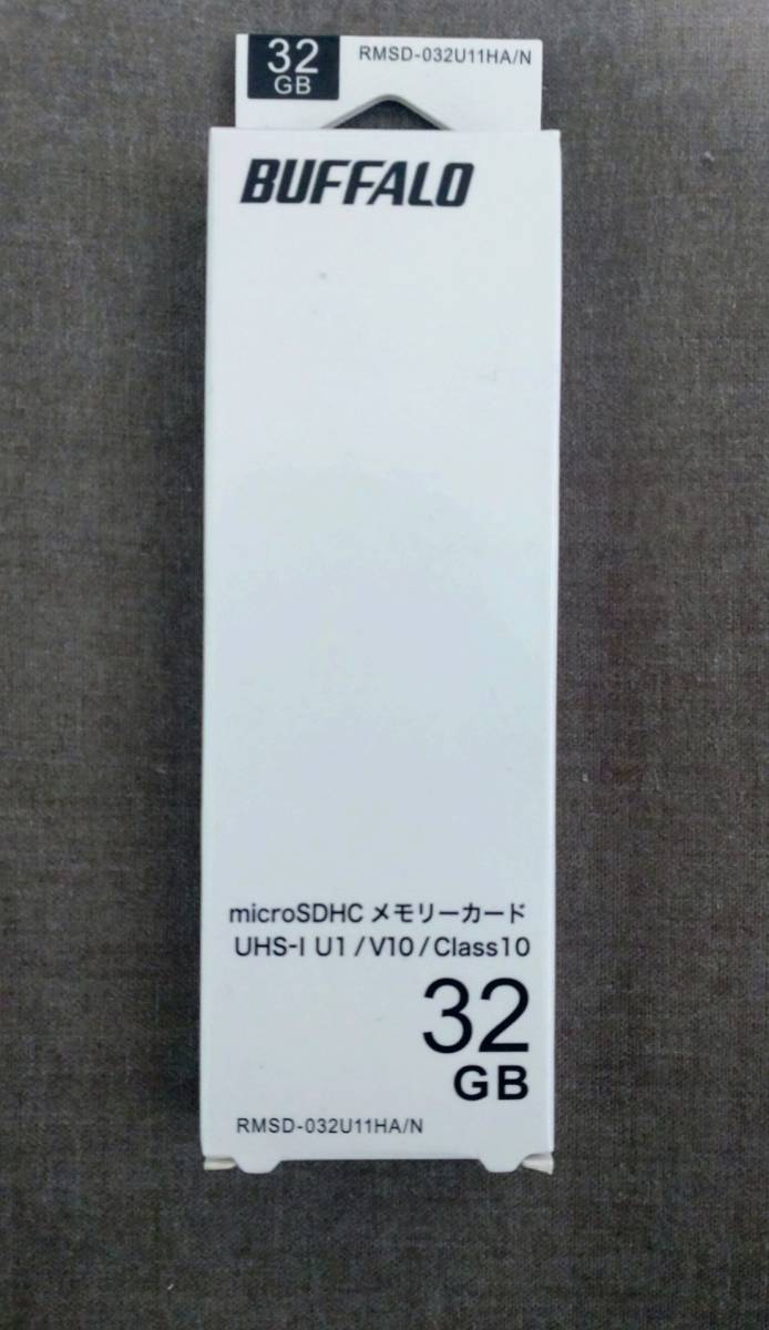 Buffalo バッファロー MicroSDカード 32GB 100MB/s UHS-1 U1 microSDHC RMSD-032U11HA/N(32GB)｜売買されたオークション情報 ...