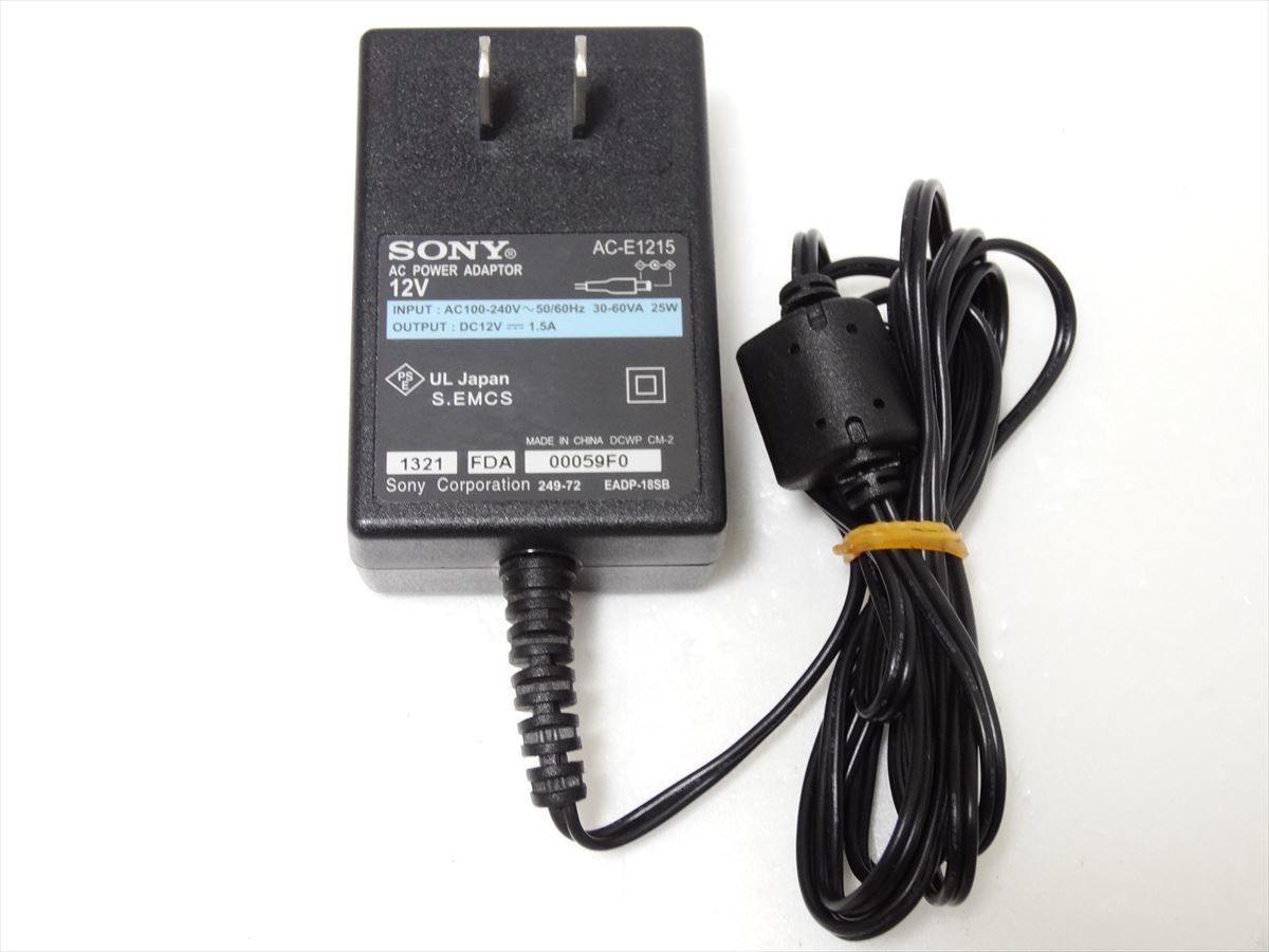 SONY 純正 ACアダプター AC-E1215 ソニー 充電器 ZRX-HR50 ZRX-C30 MDR-DS7500 MDR ...