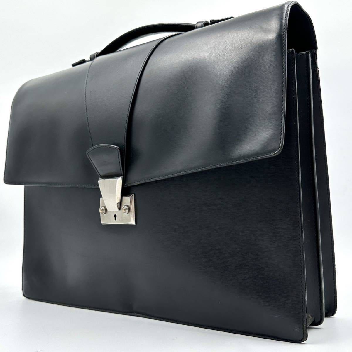 1円 Cartier カルティエ ビジネスバッグ ブリーフケース ハンドバッグ オールレザー 金具 ロゴ ブラック 黒 メンズ ビジネス A4 PC収納可(ブリーフケース、書類かばん)｜売買さ ...