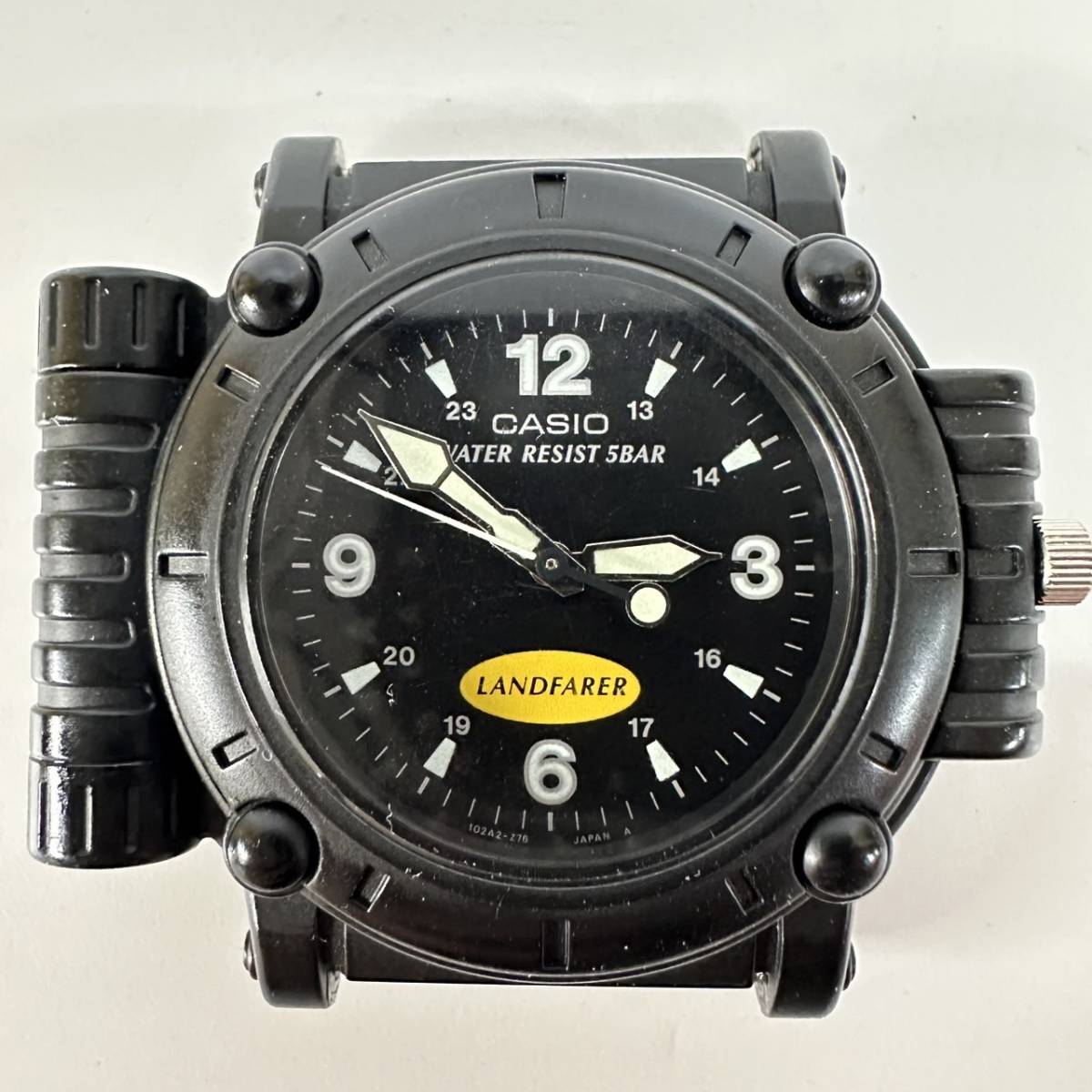 1円~ 電池交換済み CASIO カシオ LANDFARER ランドフェアラー MW-43 コンパス QZ 腕時計 G130968(その他 ...