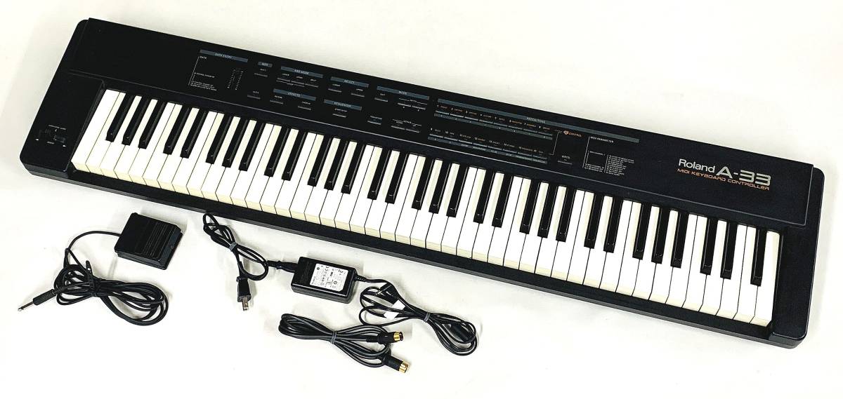 Roland A-33 MIDI KEYBOARD CONTROLLER キーボード コントローラー ローランド 動作未確認 現状品(MIDI ...
