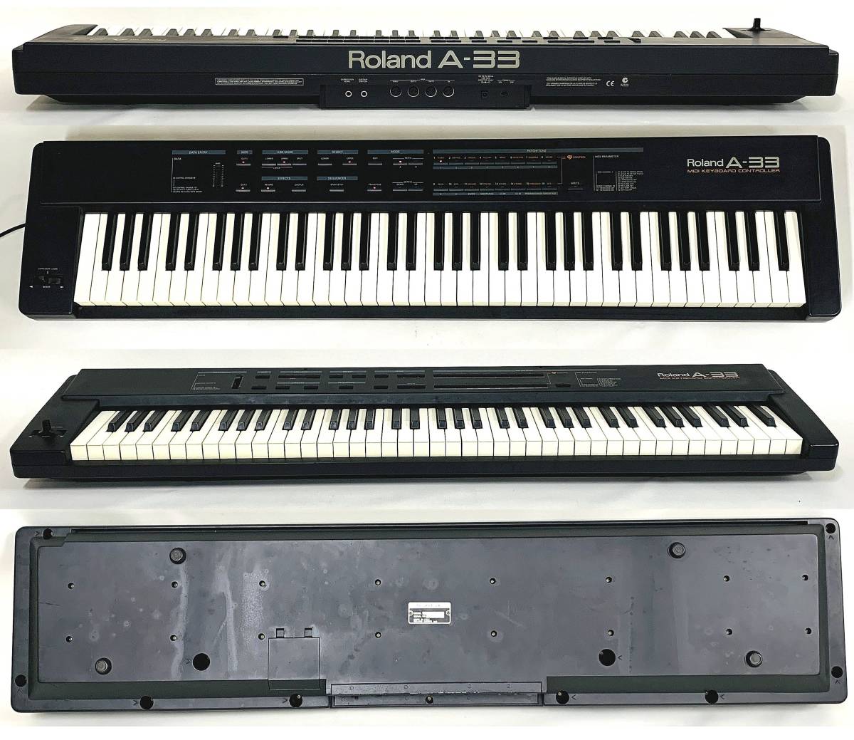 Roland A-33 MIDI KEYBOARD CONTROLLER キーボード コントローラー ローランド 動作未確認 現状品(MIDI ...