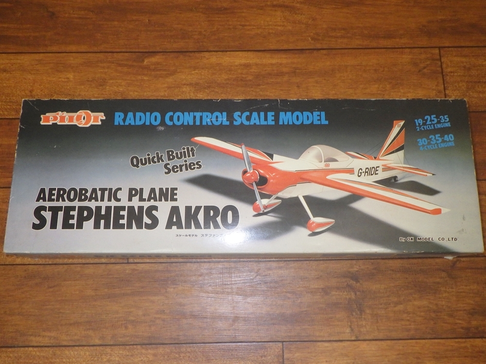 23-BP-119 PILOT パイロット R/C スケールモデル STEPHENS AKRO ステファンズ アクロ ラジコン飛行機 バルサ ...