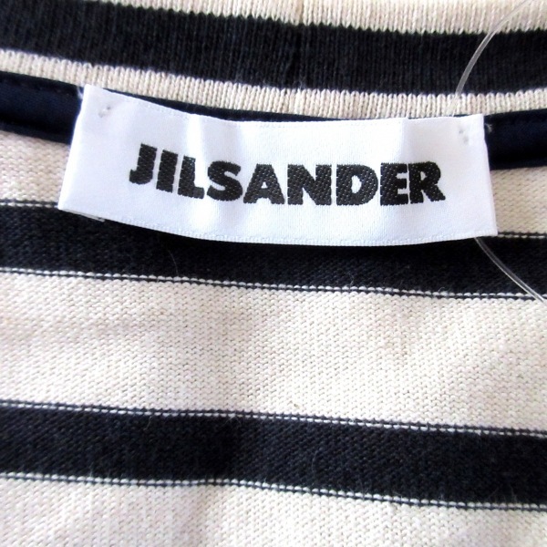 ジルサンダー JILSANDER サイズ36 S - アイボリー×黒 レディース クルーネック/長袖/ロング/ボーダー ワンピース(その他)｜売買されたオークション情報、yahooの商品情報を ...
