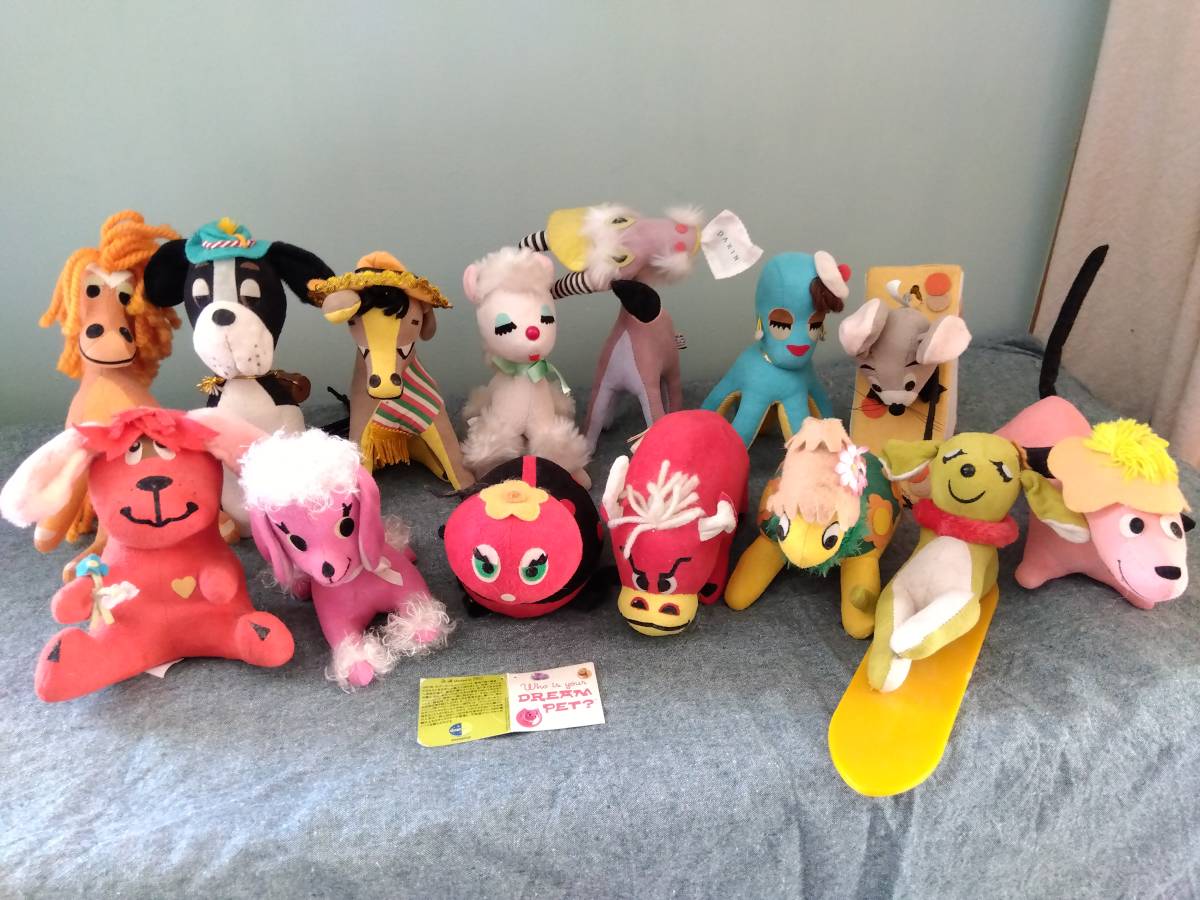 dream pets DREAM PET ドリームペッツ ぬいぐるみ まとめ売り 14個セット 復刻版 昭和レトロ(動物)｜売買された ...