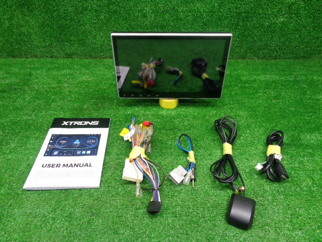 XTRONS TE124 10.1インチ モニター 2DIN オーディオ ディスプレイ カー ナビ DVD CD Android Wi-Fi USB iPhone Bluetooth play ...