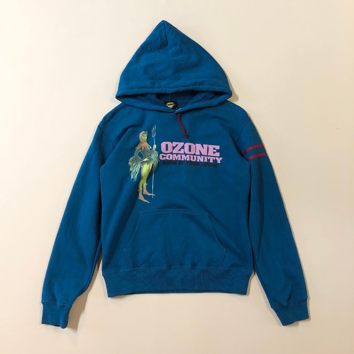 OZONE COMMUNITY オゾンコミュニティ パーカ スウェット トレーナー 綿100% ブルー系 0.4kg(その他)｜売買された ...