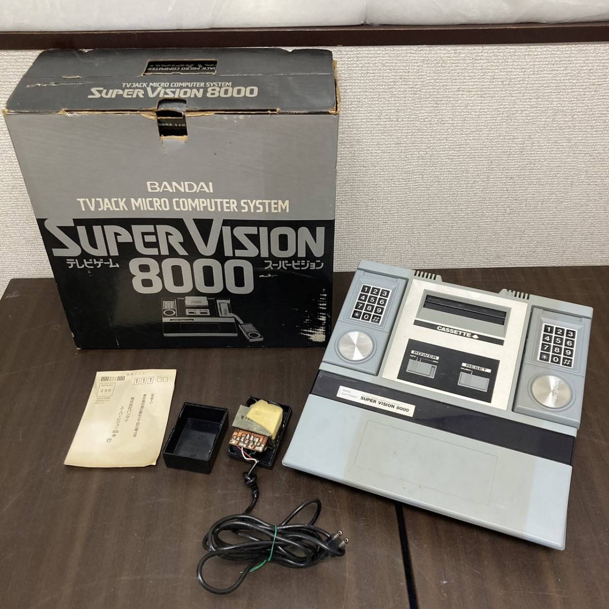 11-65 テレビゲーム スーパービジョン8000 SUPER VISION 8000 TV バンダイ BANDAI ジャンク(その他)｜売買 ...