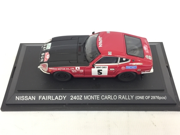 EBBRO 1/43 NISSAN FAIRLADY 240 Z MONTE CARLO RALLY RED/BLACK エブロ 日産 フェア ...